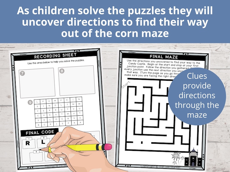 Fall Escape Room for Kids, Escape Room Printable, Thanksgiving Games Printable, Escape Room Kids ...