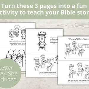 Three Wise Men, Nativity Craft, Bible Story Crafts, Mini Books ...