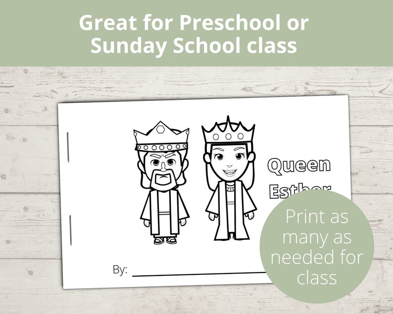 Queen Esther Craft, Sunday School Crafts, Preschool Bible, for Such a ...
