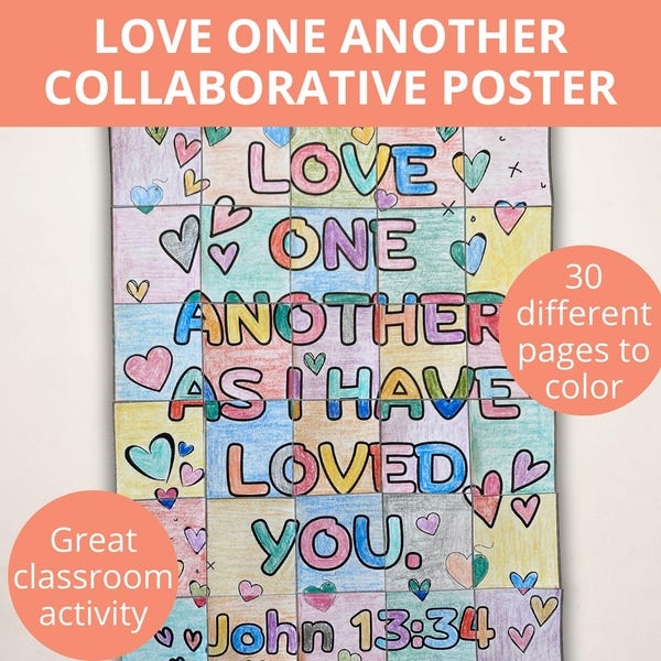 John 13 34 Crafts - Etsy New Zealand