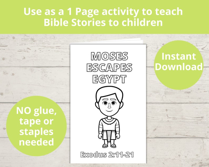 Moses Bible Lessons, Preschool Bible, Moses Escapes From Egypt ...