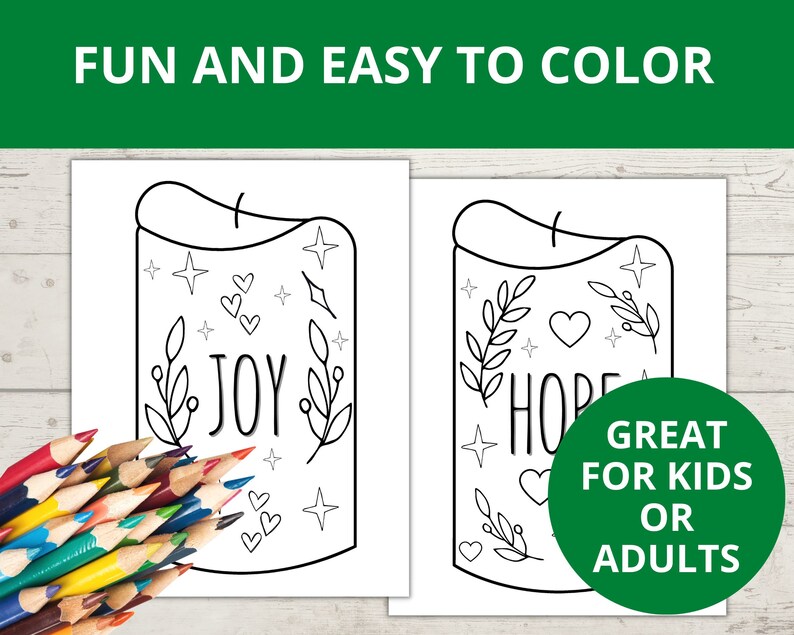 Advent Candle for Kids, Advent Coloring Page, Catholic Advent Wreath ...