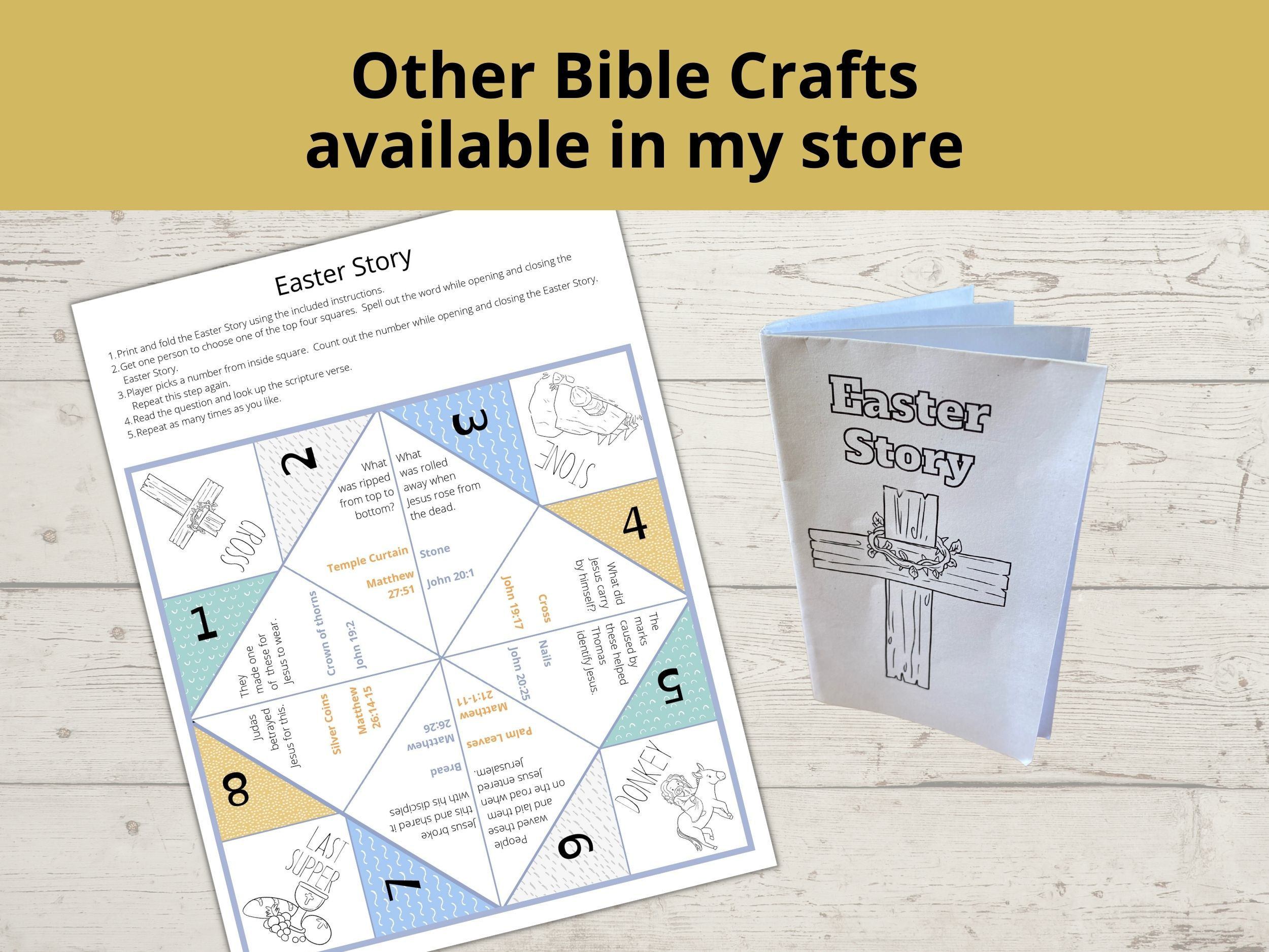 Jesus Dies on Cross, Easter Story Craft, Easter Story Cross, Bible ...