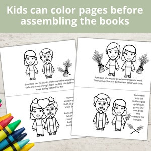 Ruth and Naomi, Ruth and Boaz, Mini Booklet, Sunday School Craft ...