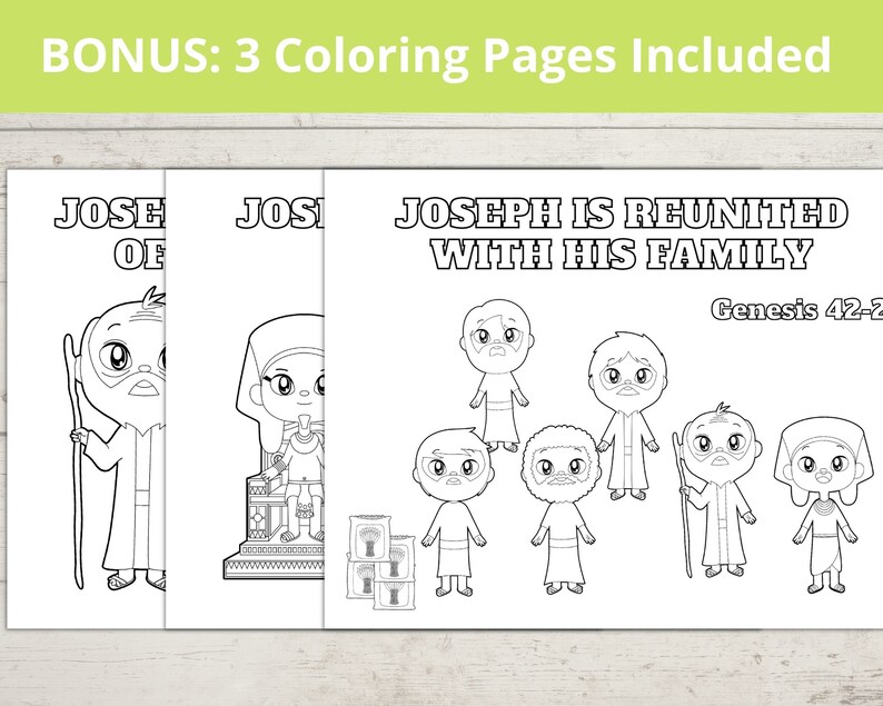 Joseph and the Coat of Many Colors, Joseph and His Brothers Sunday ...