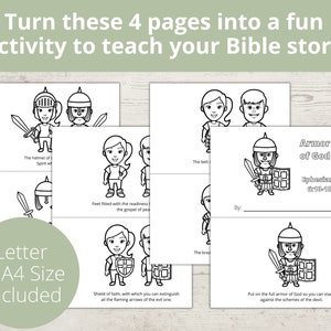 Armor of God Craft, Full Armor of God, Sunday School Craft, Ephesians 6 ...