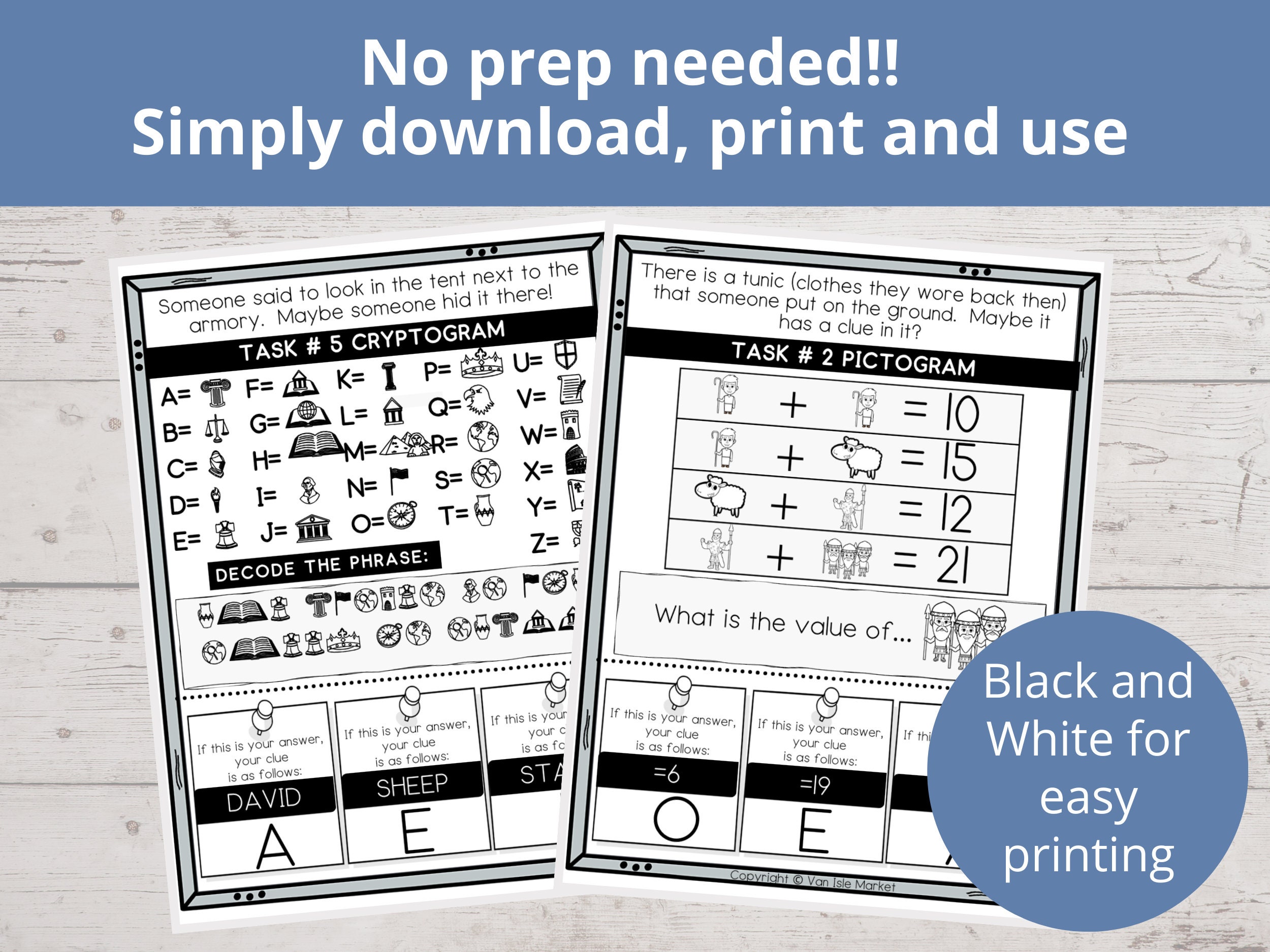 Bible Escape Room, David and Goliath, Escape Room Kids, Family Game ...