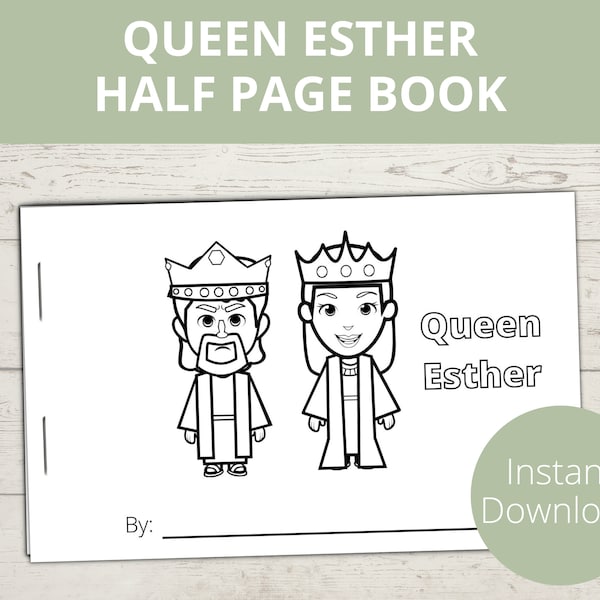 Queen Esther Sunday School Craft - Etsy