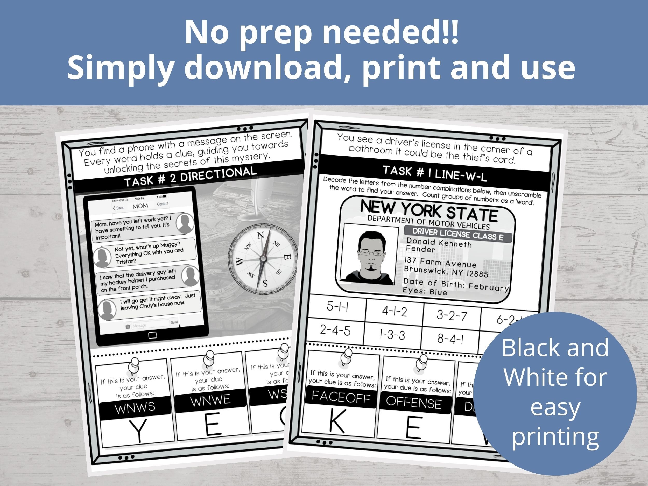 Escape Room for Kids, Escape Room Printable, Sports Escape Room, Games ...