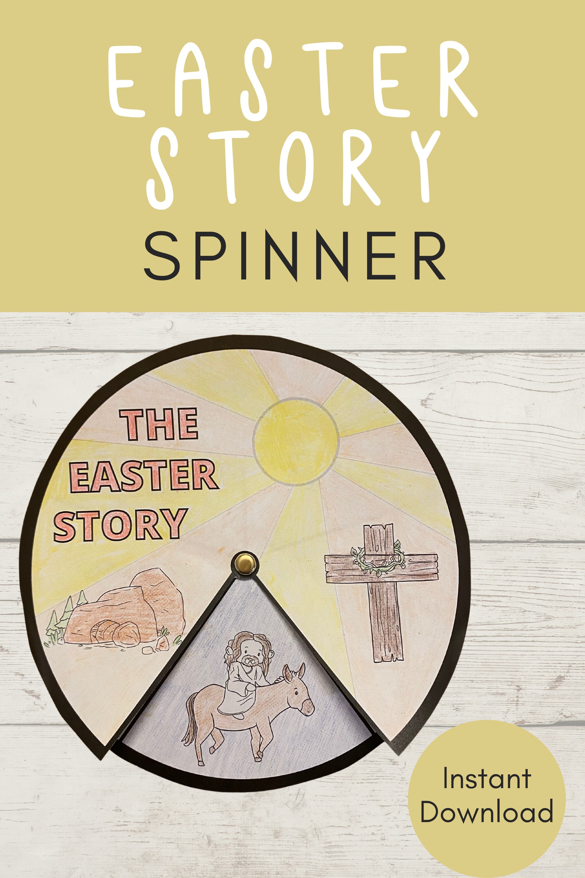 Easter Activities for Kids Easter Bible Story Easter Crafts - Etsy