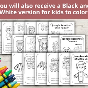 Joseph Coat of Many Colors, Bible Story Poster, Morning Basket, Church ...