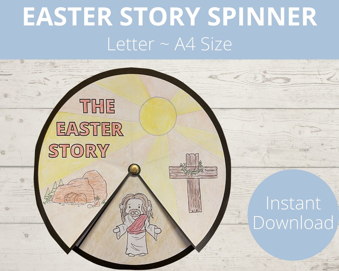 Easter Activities for Kids Easter Bible Story Easter Crafts - Etsy