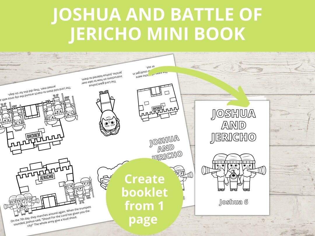 Joshua and the Battle of Jericho, Bible Story for Kids, Sunday School ...
