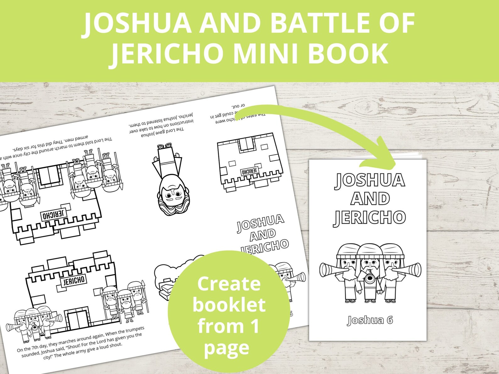 Joshua and the Battle of Jericho, Bible Story for Kids, Sunday School ...