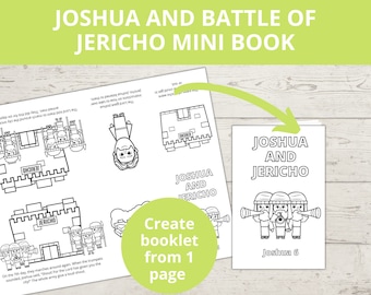 Joshua and the Battle of Jericho Easy Bible Story Craft for Kids - Etsy