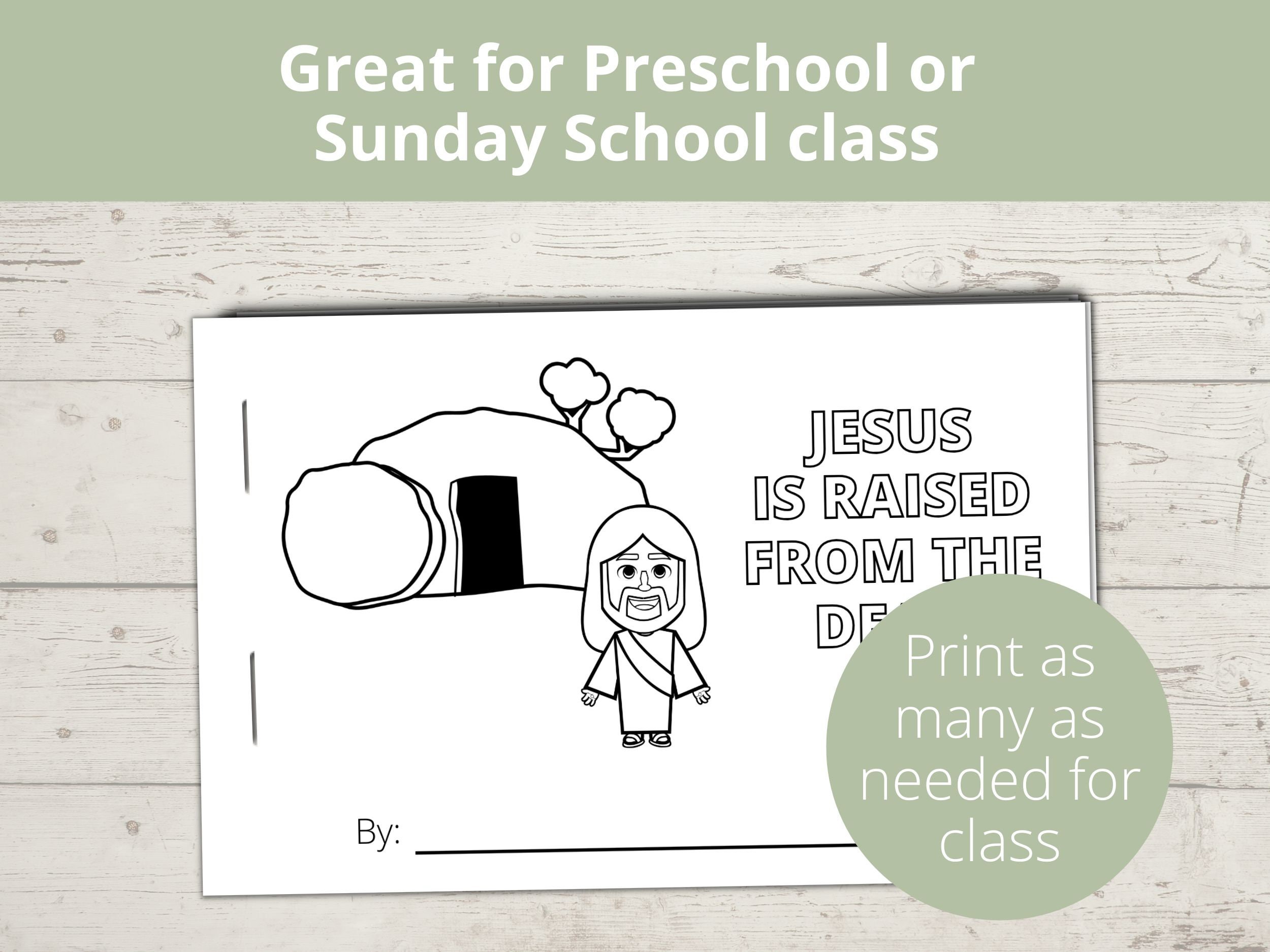 Jesus Resurrection, Easter Story Book, Story of Easter, He is Risen ...