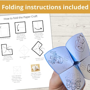 Mary and Martha, Fortune Teller, Cootie Catcher, Martha and Mary, Bible ...