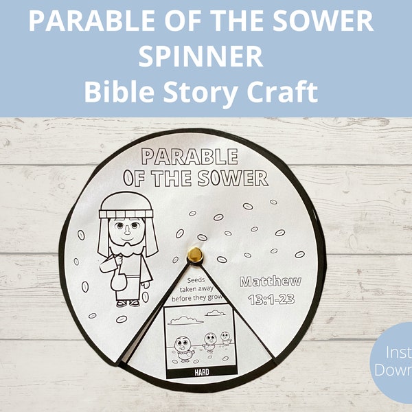 Parable of the Sower Activity - Etsy