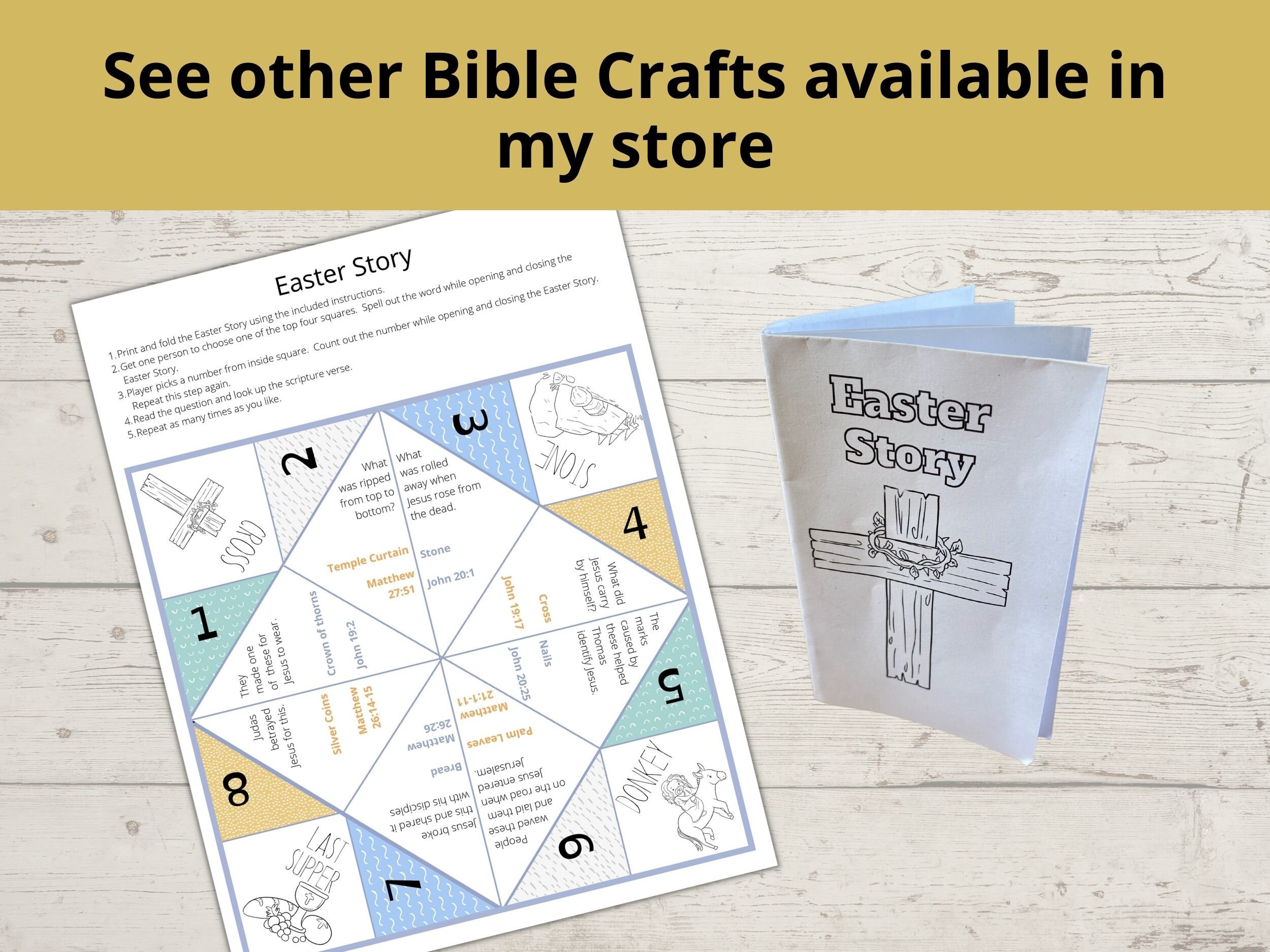 Joshua and Battle of Jericho, Half Page Printable, Sunday School Craft ...