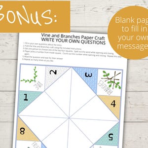 I Am the Vine, I Am the True Vine Sunday School, John 15, Sunday School ...