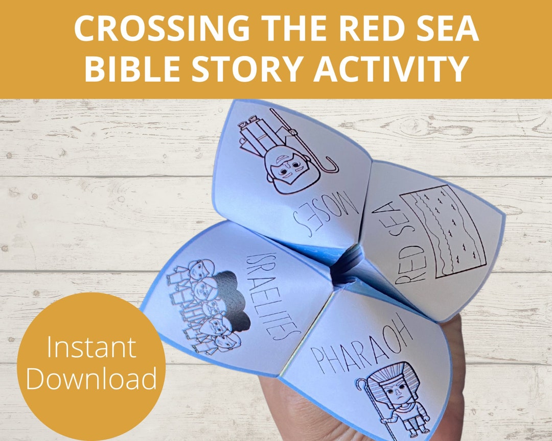 Crossing the Red Sea Moses Parts the Red Sea Fortune Teller - Etsy