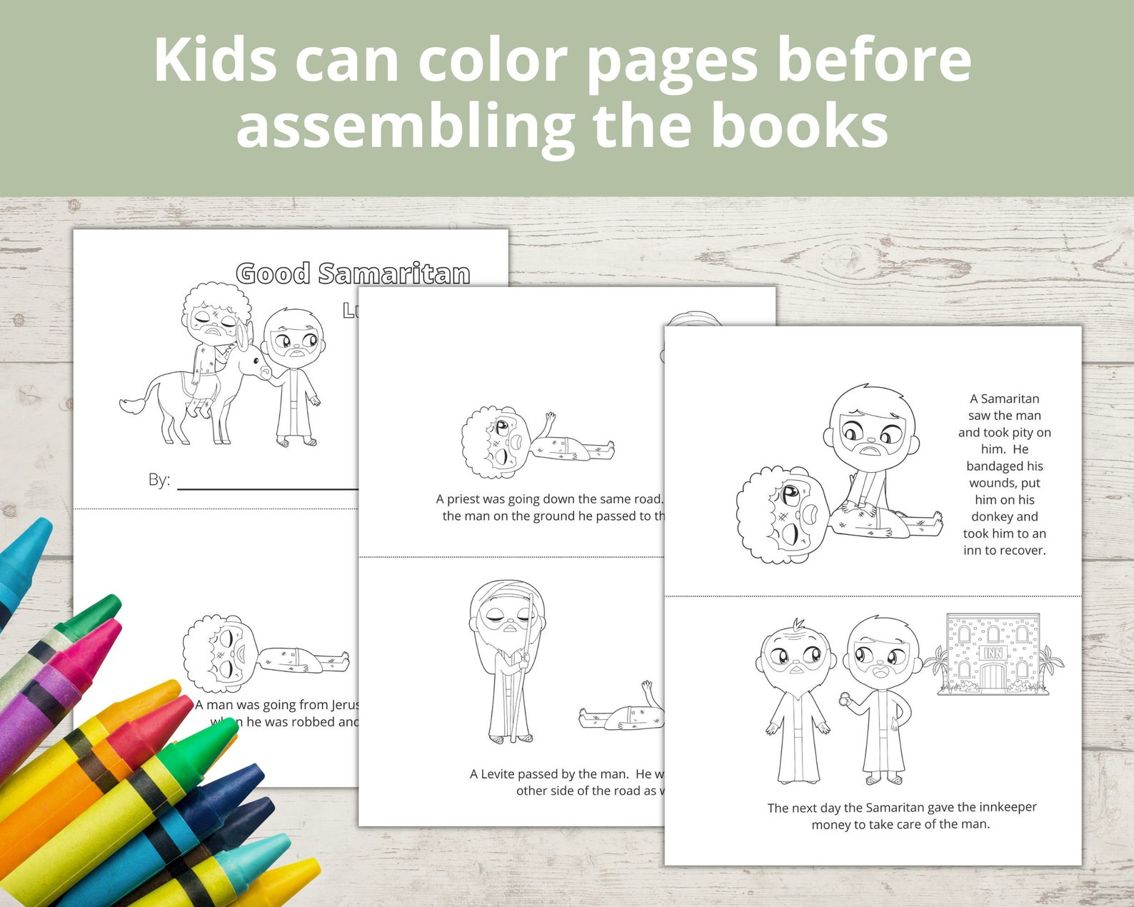 Good Samaritan Craft, Parables of the Good Samaritan, Parables of Jesus ...