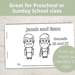 Jacob and Esau, Isaac and Rebekah, Sunday School Crafts, Preschool ...