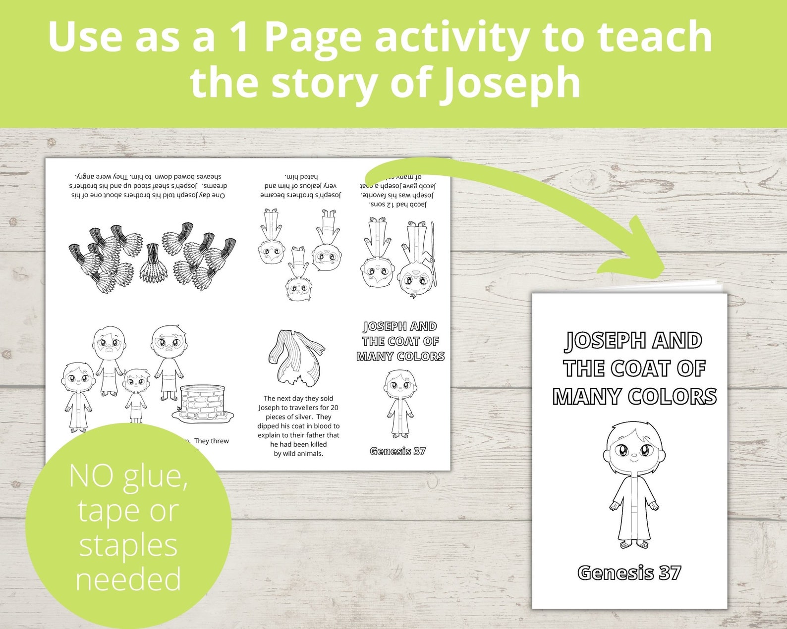 Joseph and the Coat of Many Colors, Joseph and His Brothers Sunday ...