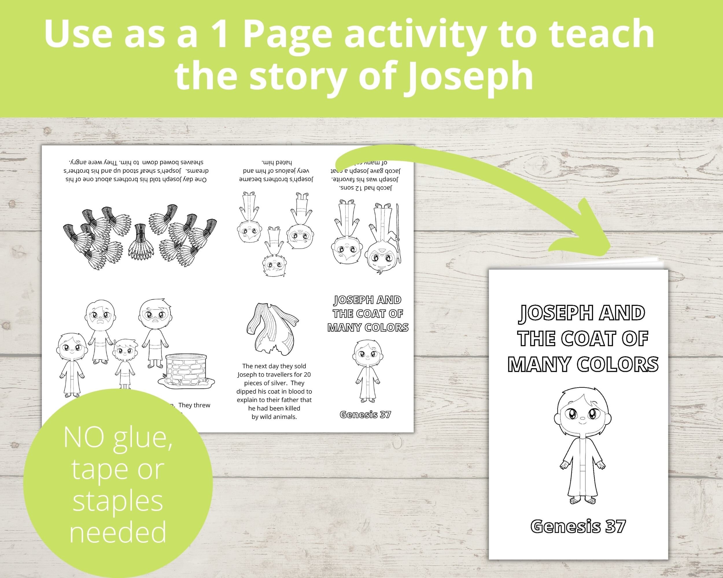 Joseph and the Coat of Many Colors, Joseph and His Brothers Sunday ...