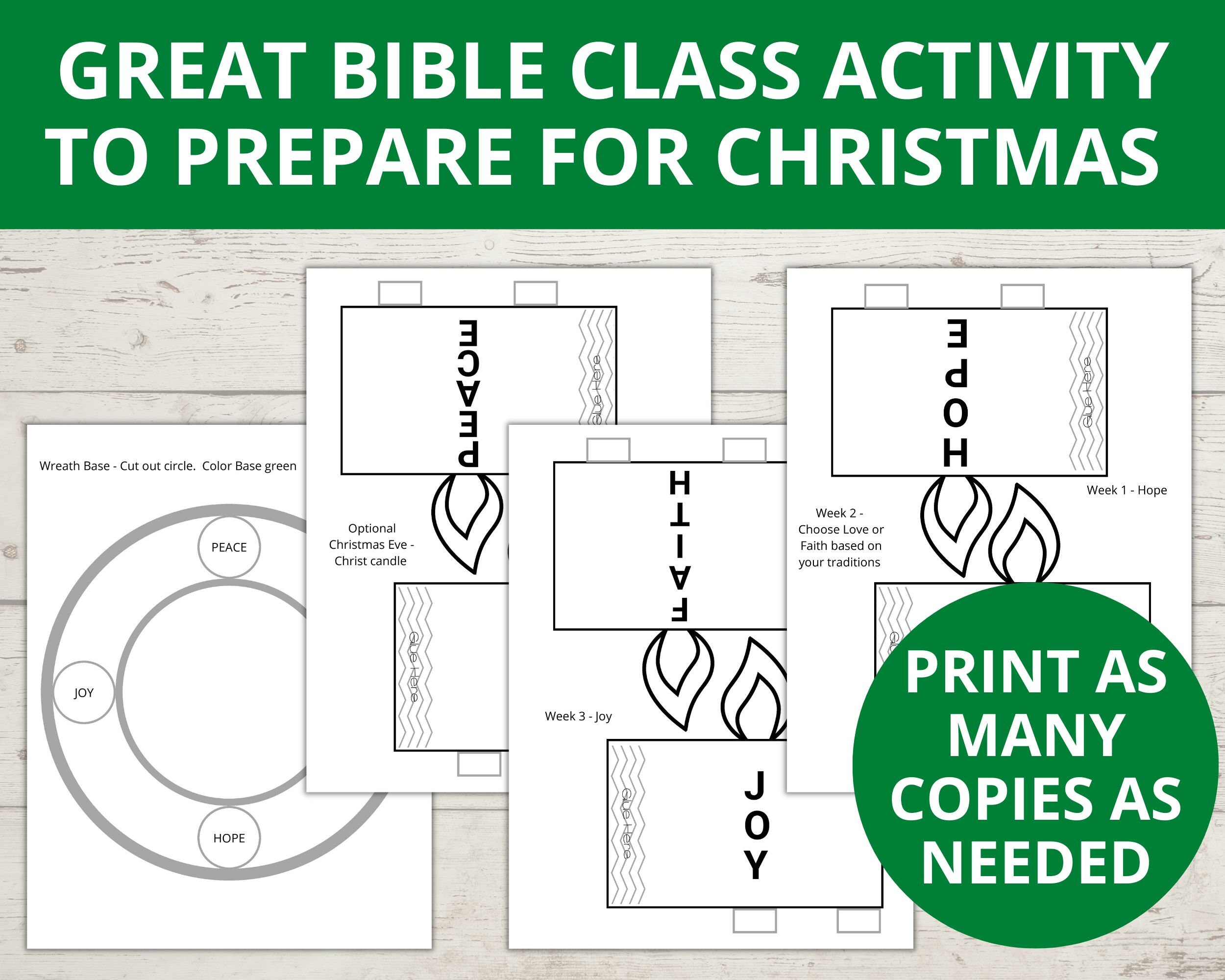 Christmas Advent Wreath, Paper Advent Activities, Catholic Advent ...