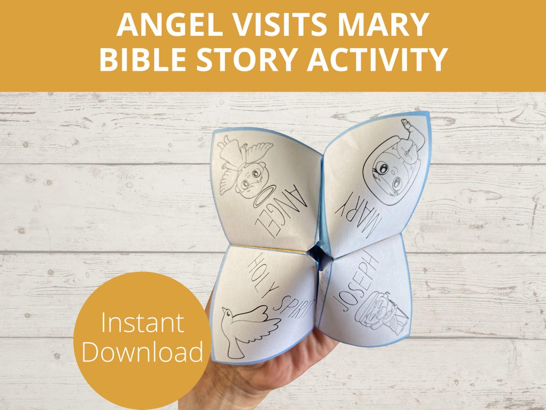 Angel Gabriel Visits Mary, Mary Visited by Angel, Mary and Joseph ...