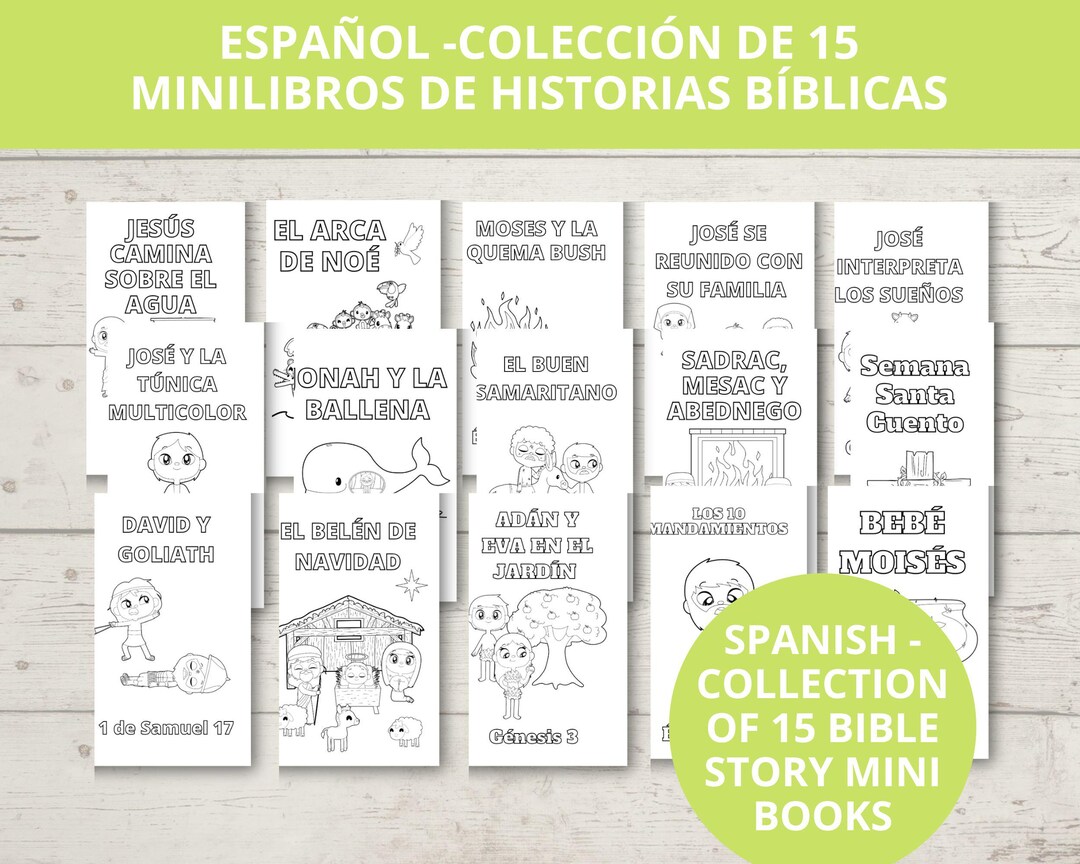 Spanish Bible Story Crafts, Biblia En Espanol, Bible Story Activities ...