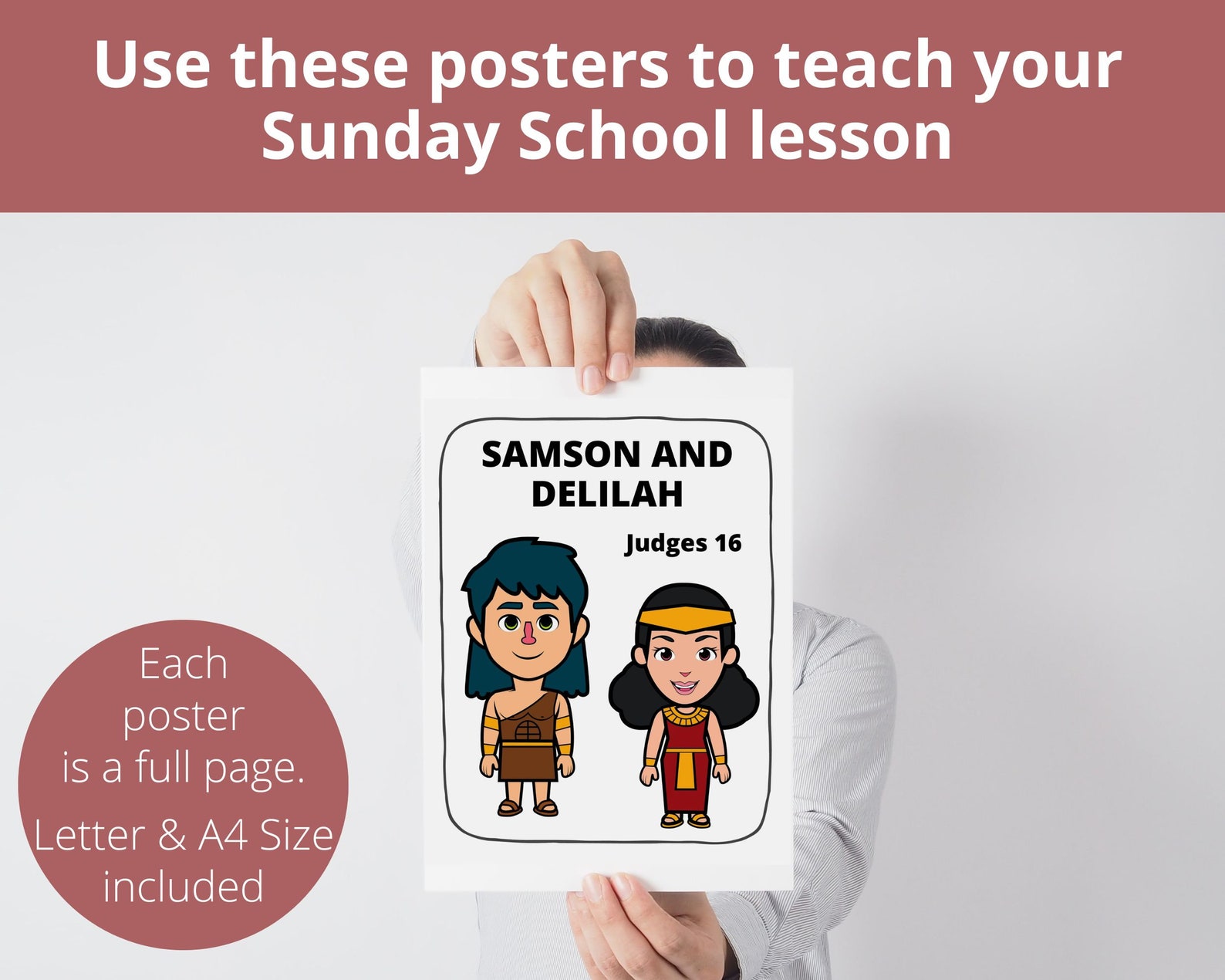 Samson and Delilah, Bible Story Lessons, Samson Bible Activities, Bible ...