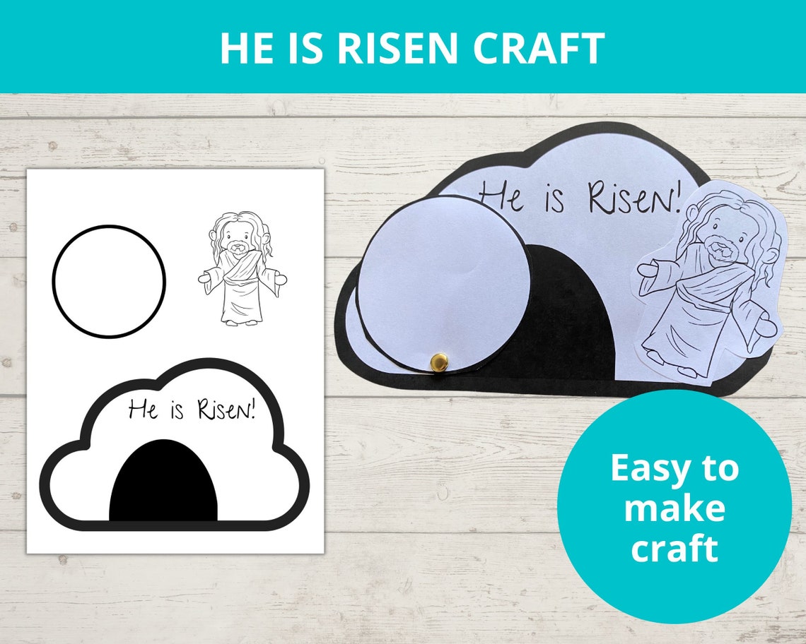 Easter Story Bible Story Activities Sunday School Craft - Etsy
