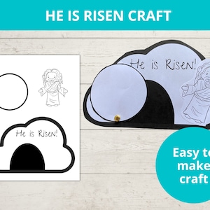 Easter Story Bible Story Activities, Sunday School Craft, Jesus Cross ...