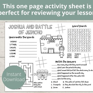 Battle of Jericho, Bible Activity, Joshua and Jericho, Church Kids ...