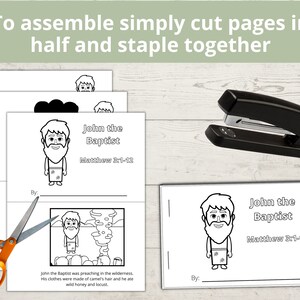 John the Baptist Craft, Sunday School Craft, John Baptist, Matthew 3 ...