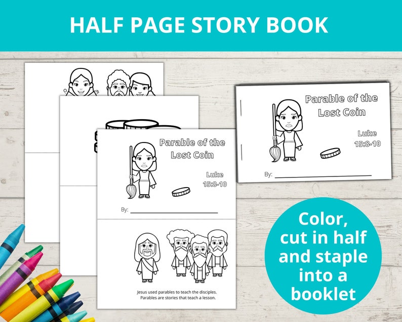 Parable of the Lost Coin, Bible Story Crafts, Parables of Jesus, Sunday ...