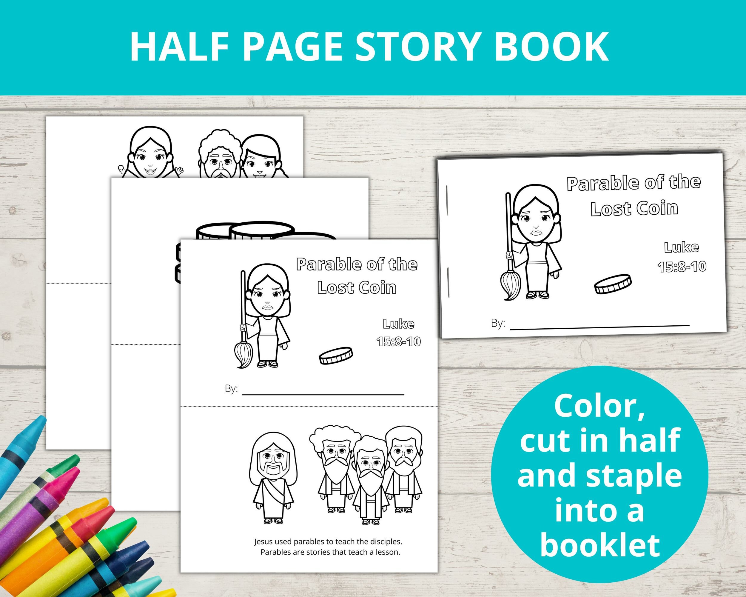 Parable of the Lost Coin, Bible Story Crafts, Parables of Jesus, Sunday ...