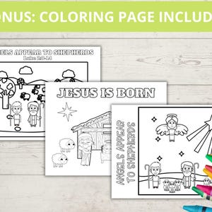 Nativity Activity, Baby Jesus Nativity, Christmas Christian, Sunday ...