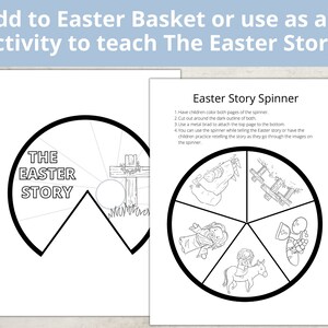 Easter Activities for Kids Easter Bible Story Easter Crafts - Etsy