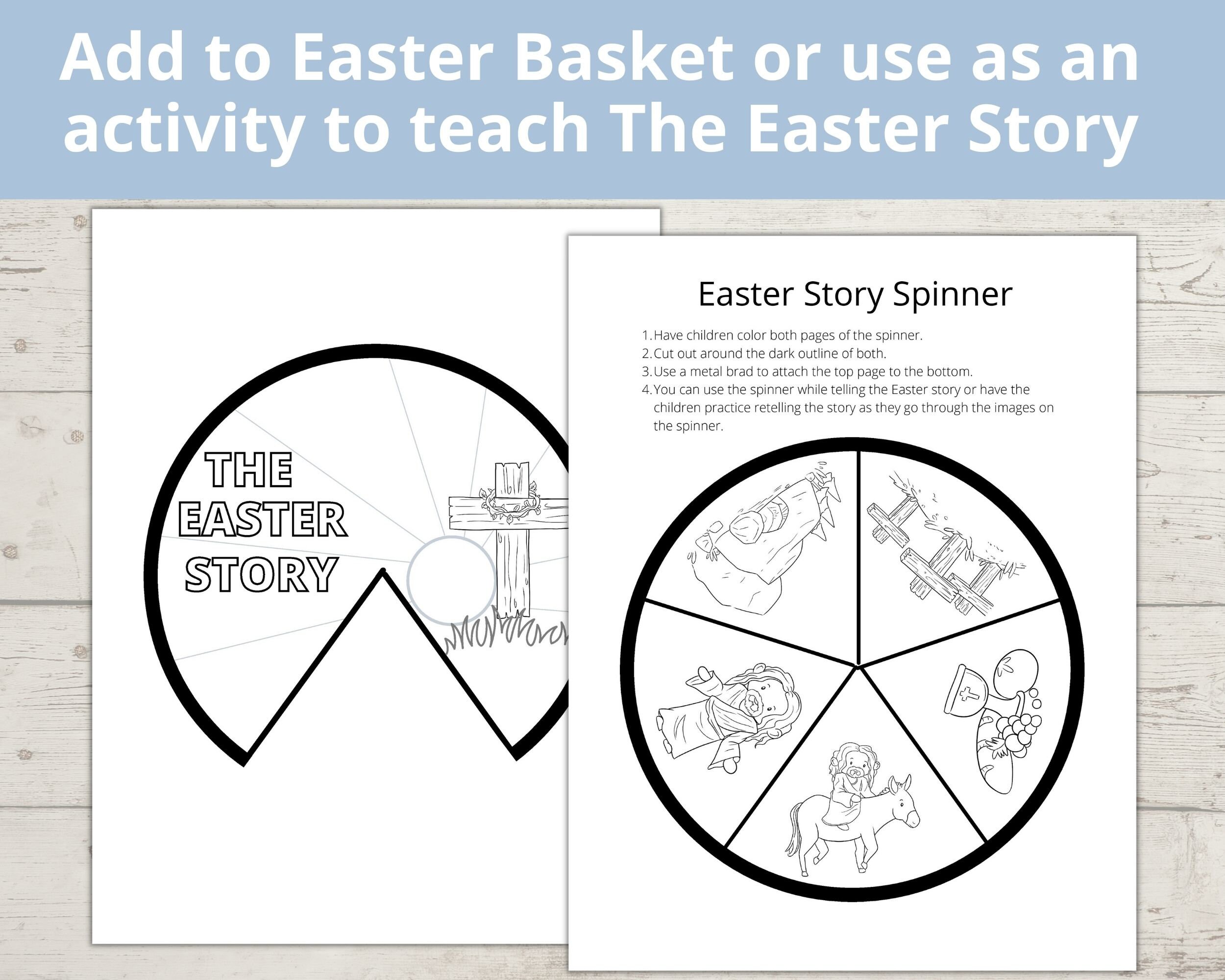 Easter Activities for Kids Easter Bible Story Easter Crafts - Etsy