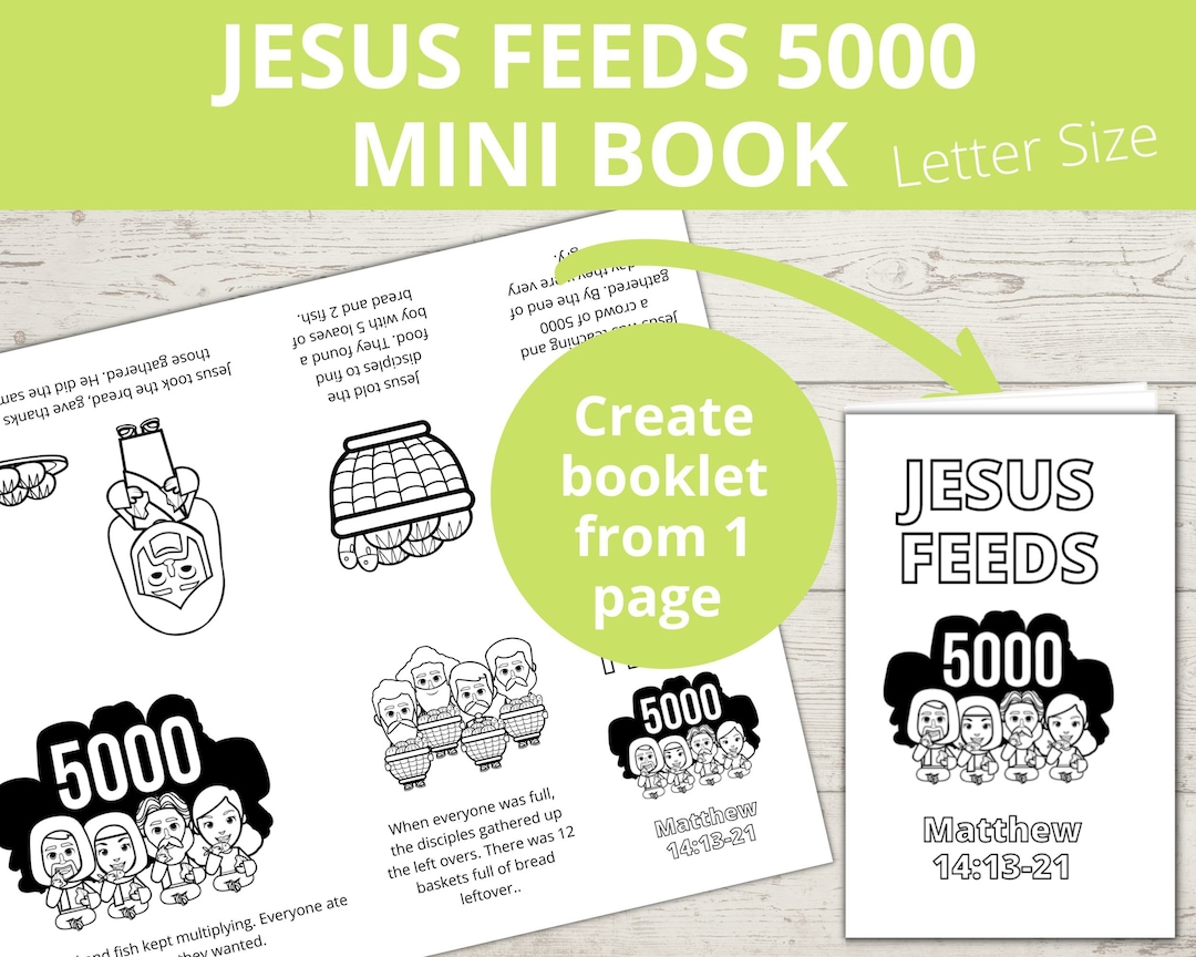Jesus Feeds 5000 Craft Jesus Feeds the Five Thousand - Etsy