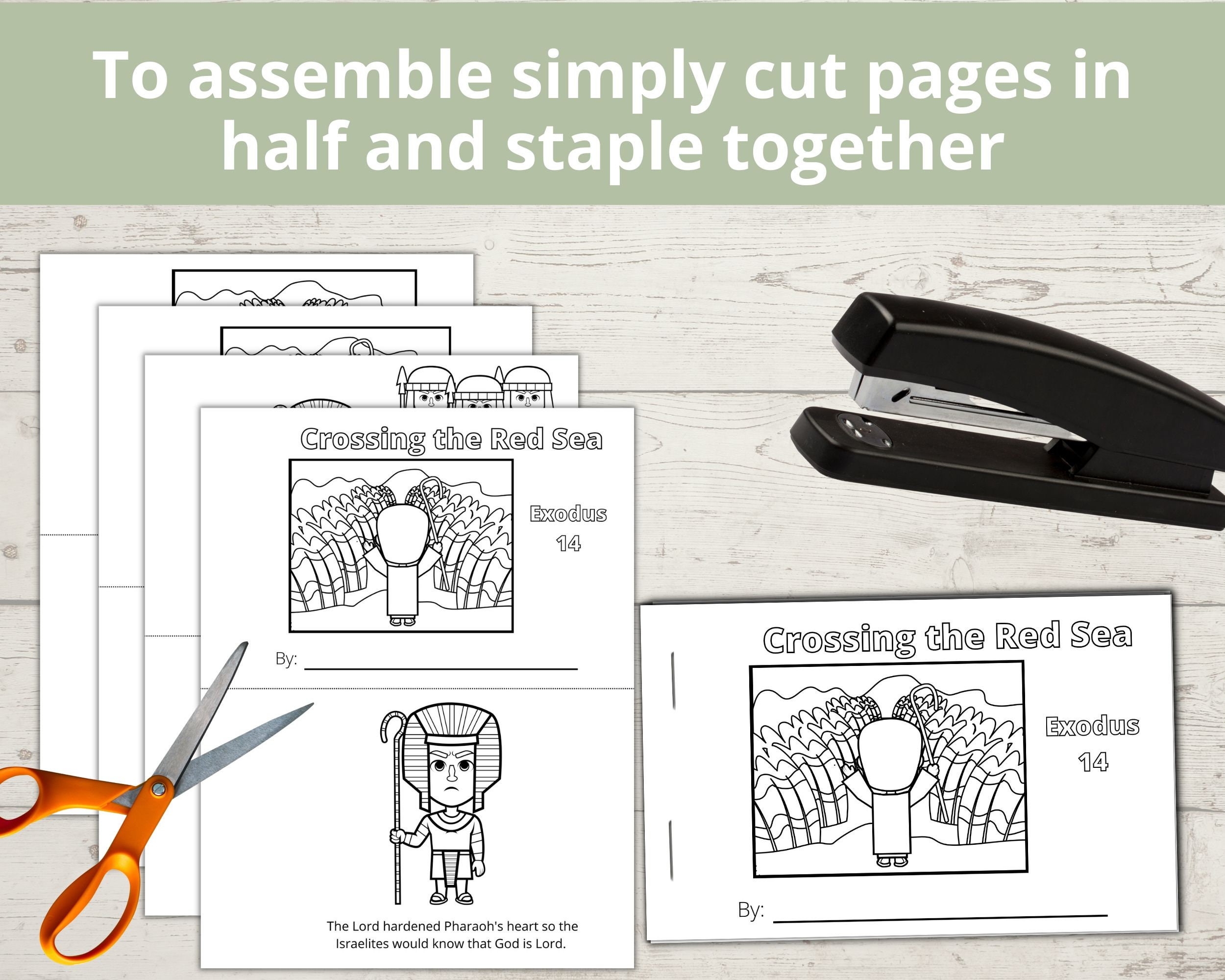 Crossing the Red Sea, Moses and the Parting of the Red Sea, Sunday ...