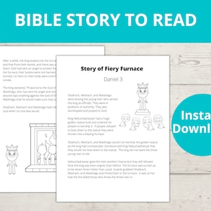 Fiery Furnace Bible Story Activities, Sunday School Crafts, Activity ...
