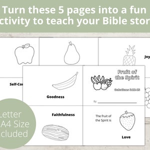 Fruit of the Spirit Activities, Love is Patient Love is Kind, Galatians ...