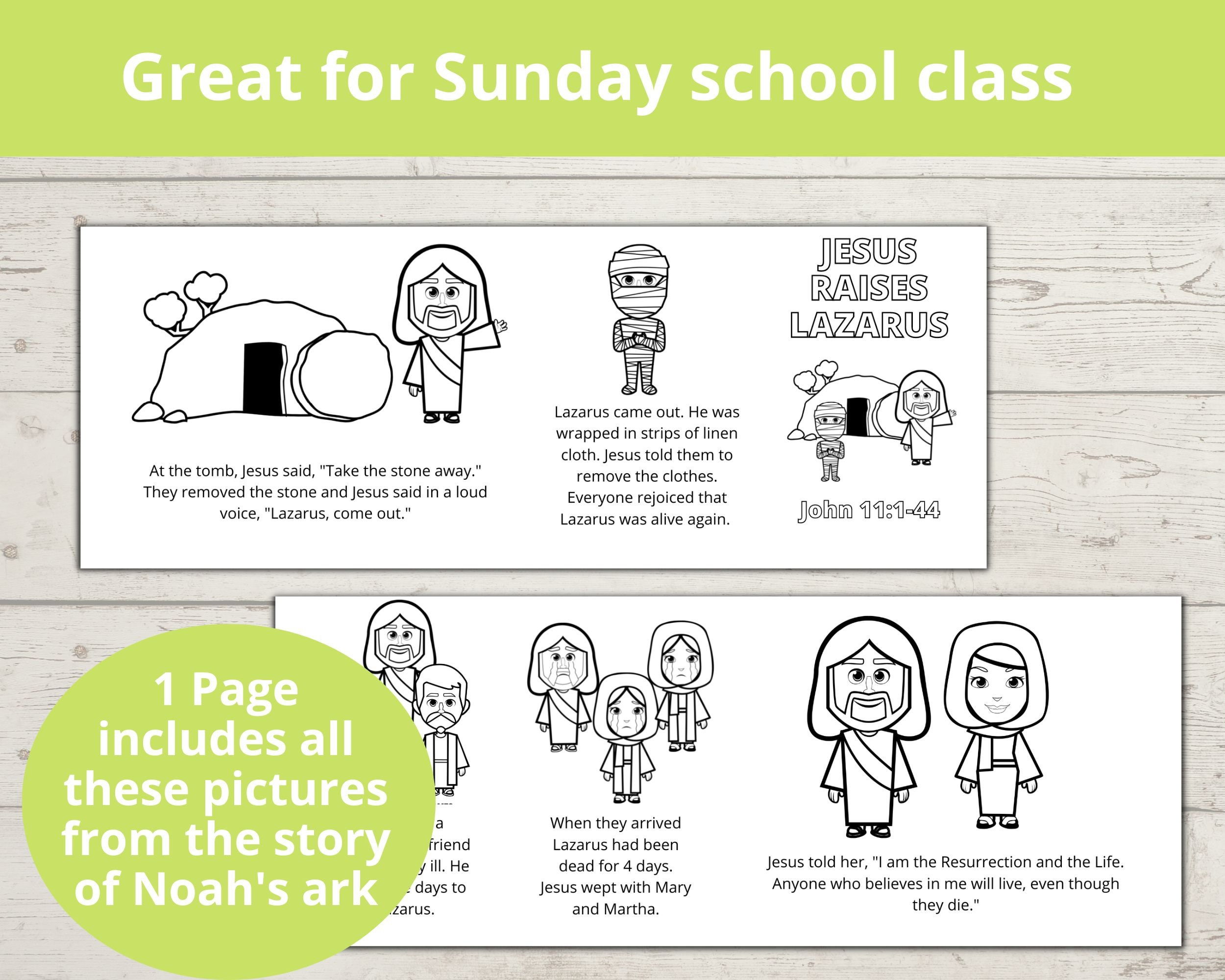 Raising of Lazarus Sunday School Craft, Lazarus Tomb, Printable Mini ... Raising of Lazarus Sunday School Craft, Lazarus Tomb, Printable Mini ...