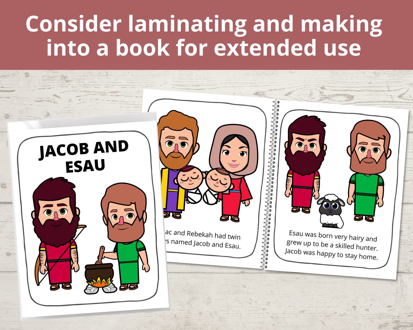 Jacob and Esau, Bible Crafts for Kids, Church Bulletin Board, Sunday ...