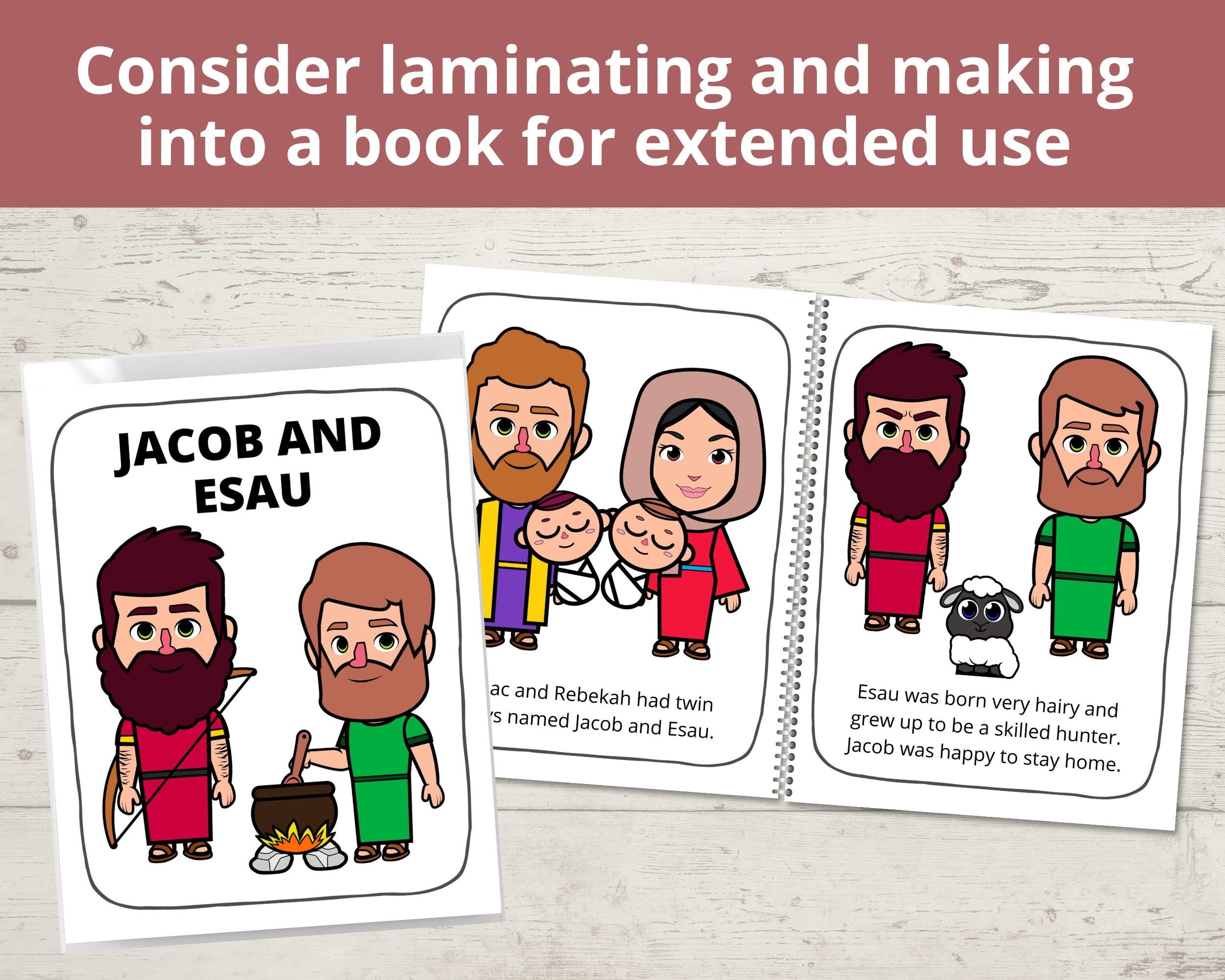 Jacob and Esau, Bible Crafts for Kids, Church Bulletin Board, Sunday ...