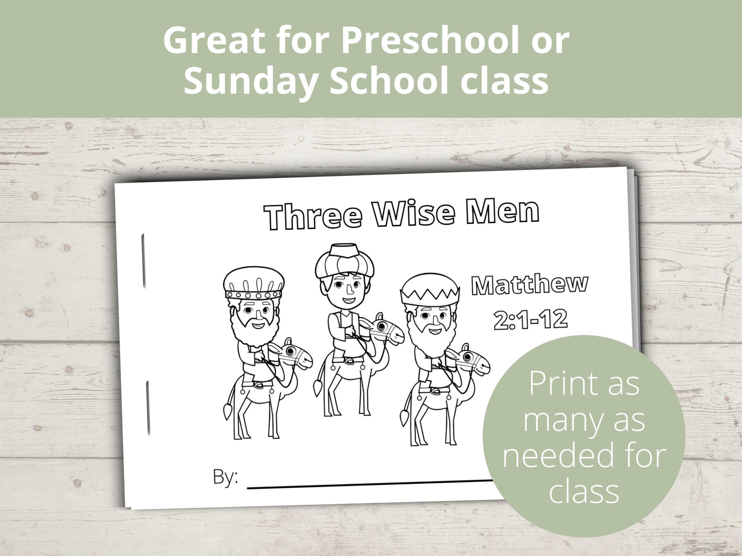 Three Wise Men, Nativity Craft, Bible Story Crafts, Mini Books ...